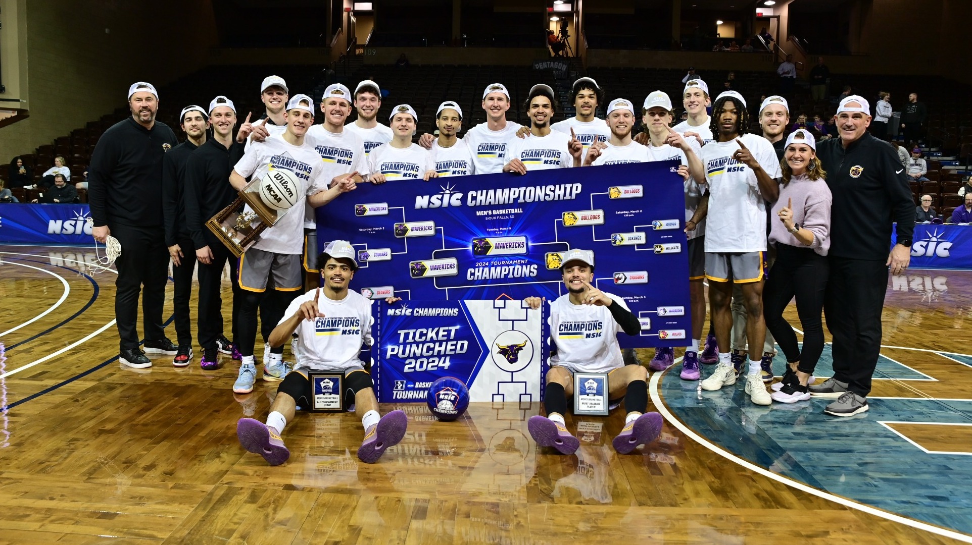 #2 Mavericks Claim NSIC Tournament Championship in Win over #9 Bulldogs ...