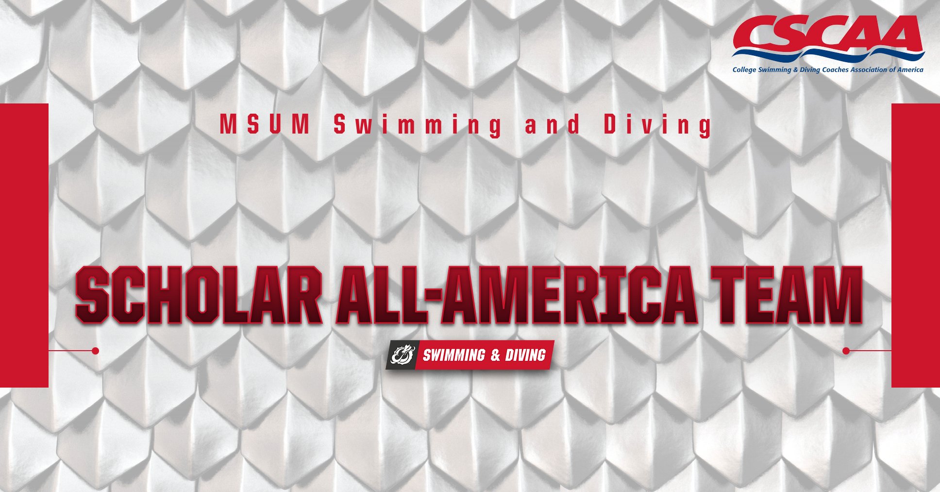 Dragon Swim and Diving Named CSCAA Scholar All-America Team - MSU ...
