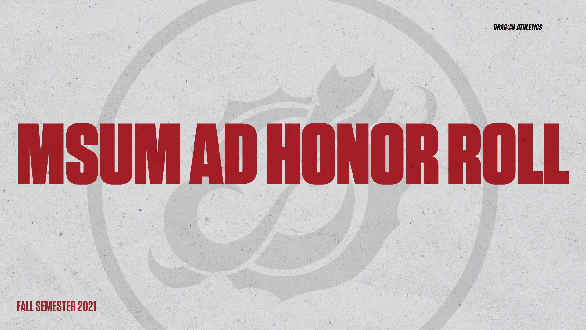 MSUM Announces AD Honor Roll for Fall 2021 - MSU Moorhead Athletics