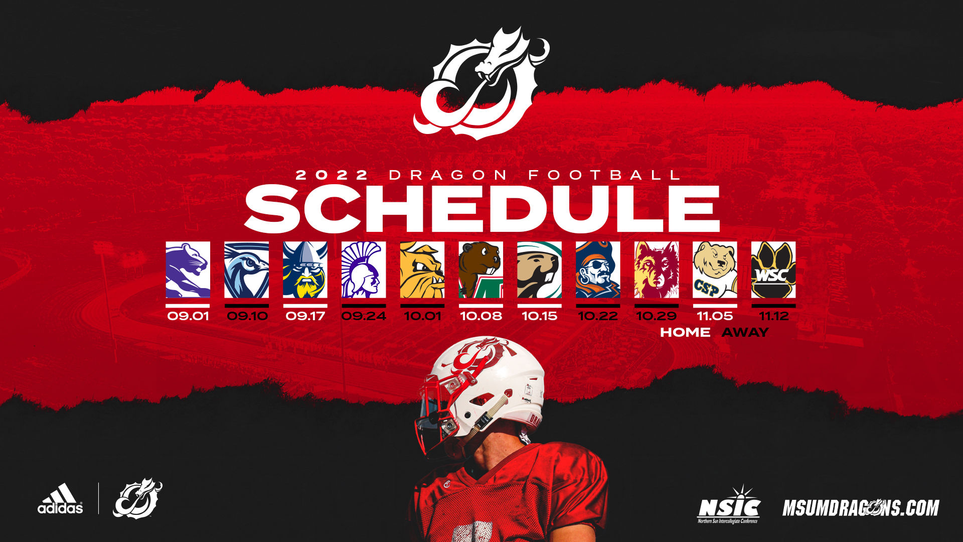 Dragon Football Releases 2022 Season Schedule - MSU Moorhead Athletics
