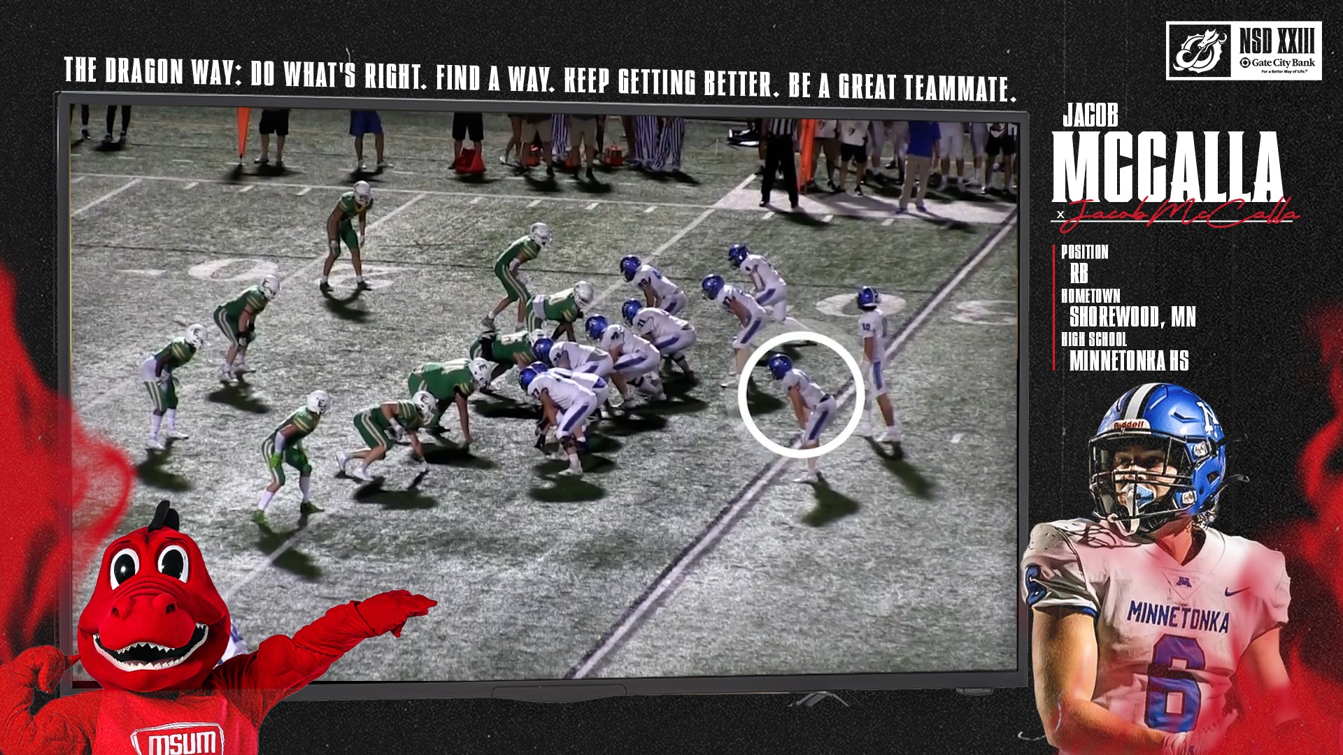 Jacob McCalla - 2023 - Football - MSU Moorhead Athletics