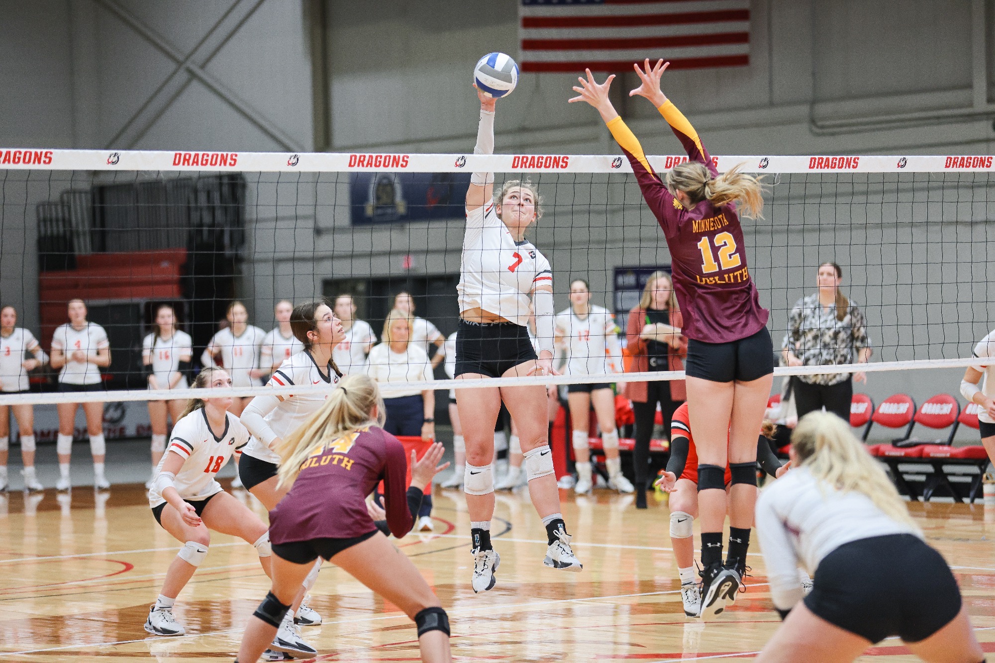 MSUM Topped in Straight Sets by Bulldogs - MSU Moorhead Athletics