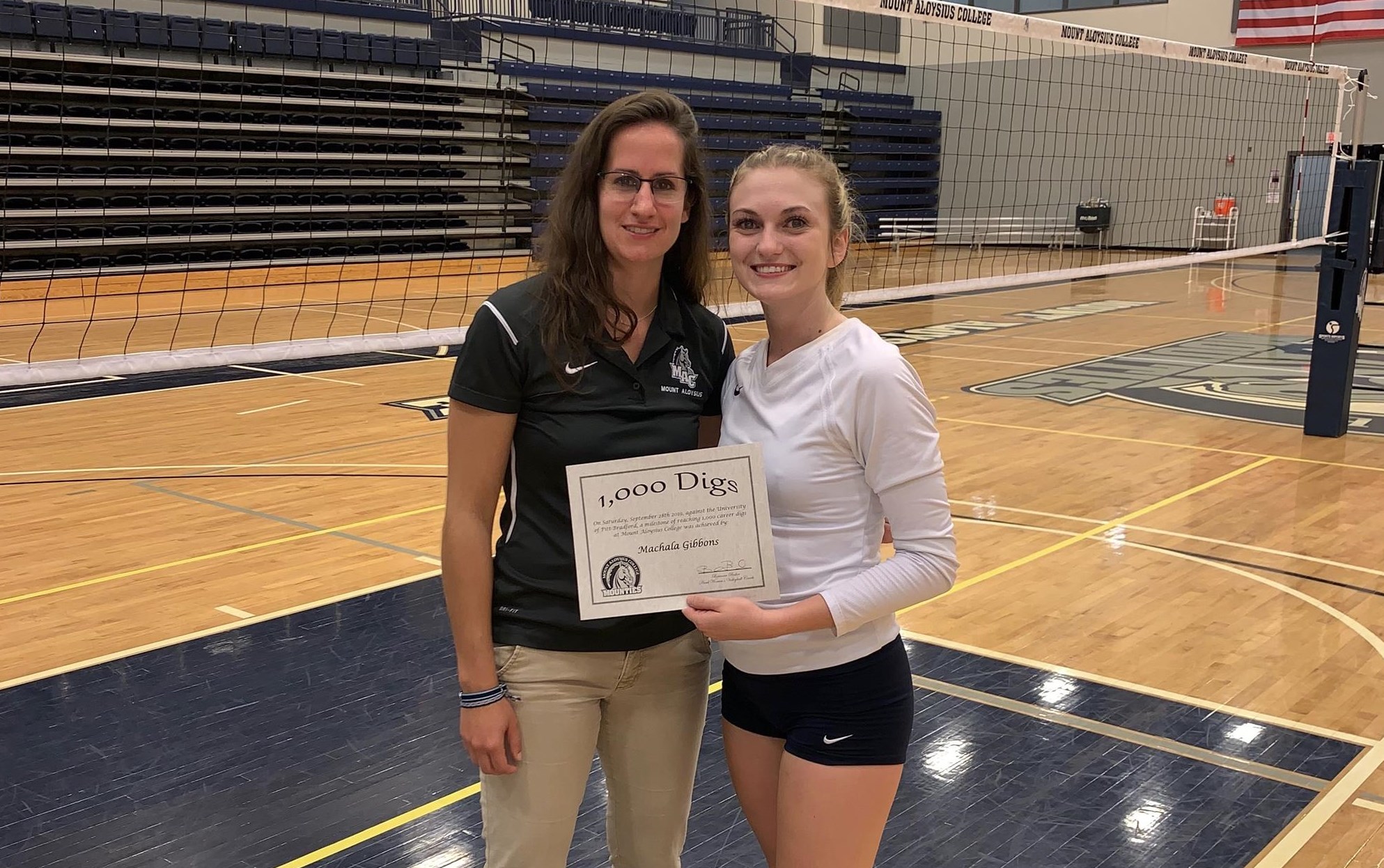 Machala Gibbons - Women's Volleyball - Mount Aloysius College Athletics