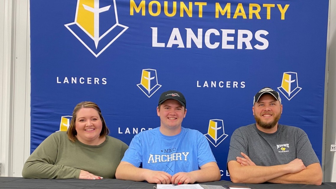 Layne Larson Commits to Mount Marty Archery - Mount Marty University