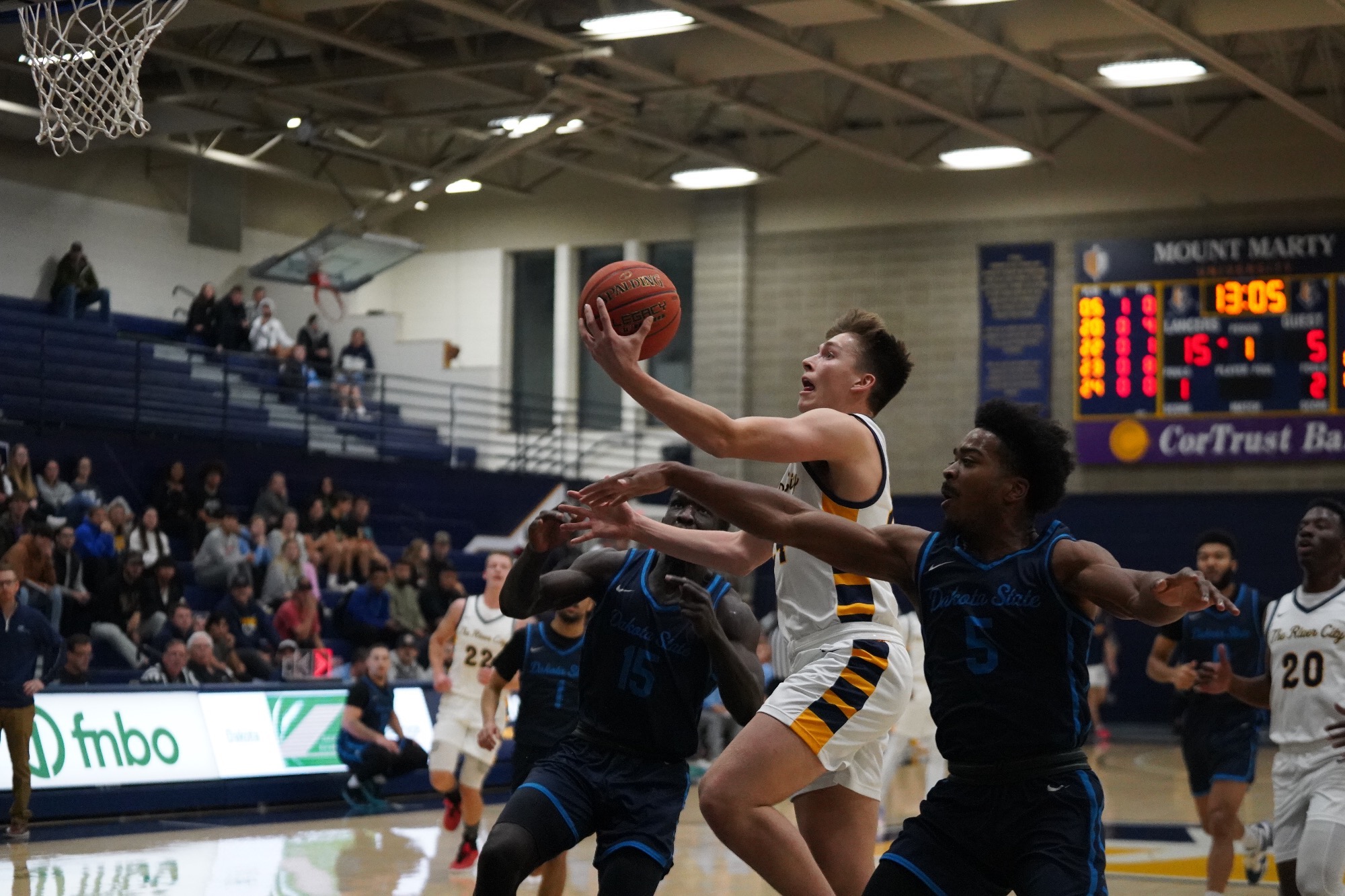 Men's Basketball: Lancers Fall To The Tigers - Mount Marty University