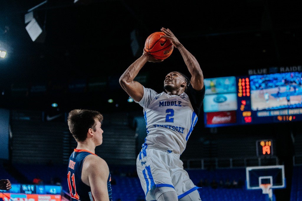 DeAndre Dishman - Men's Basketball - Middle Tennessee State University ...