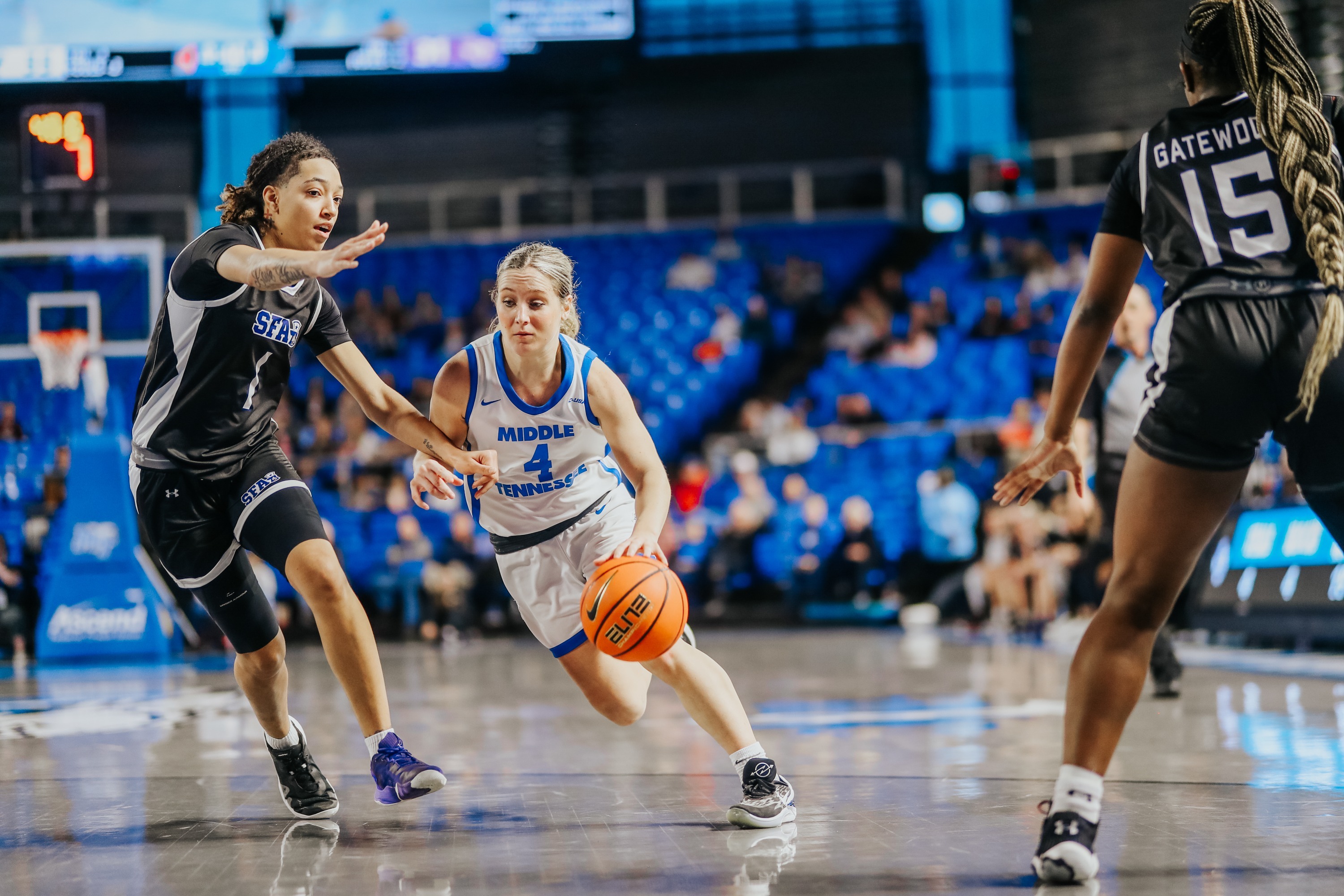 Lady Raiders trounce Ladyjacks in return to Murphy Center - Middle ...
