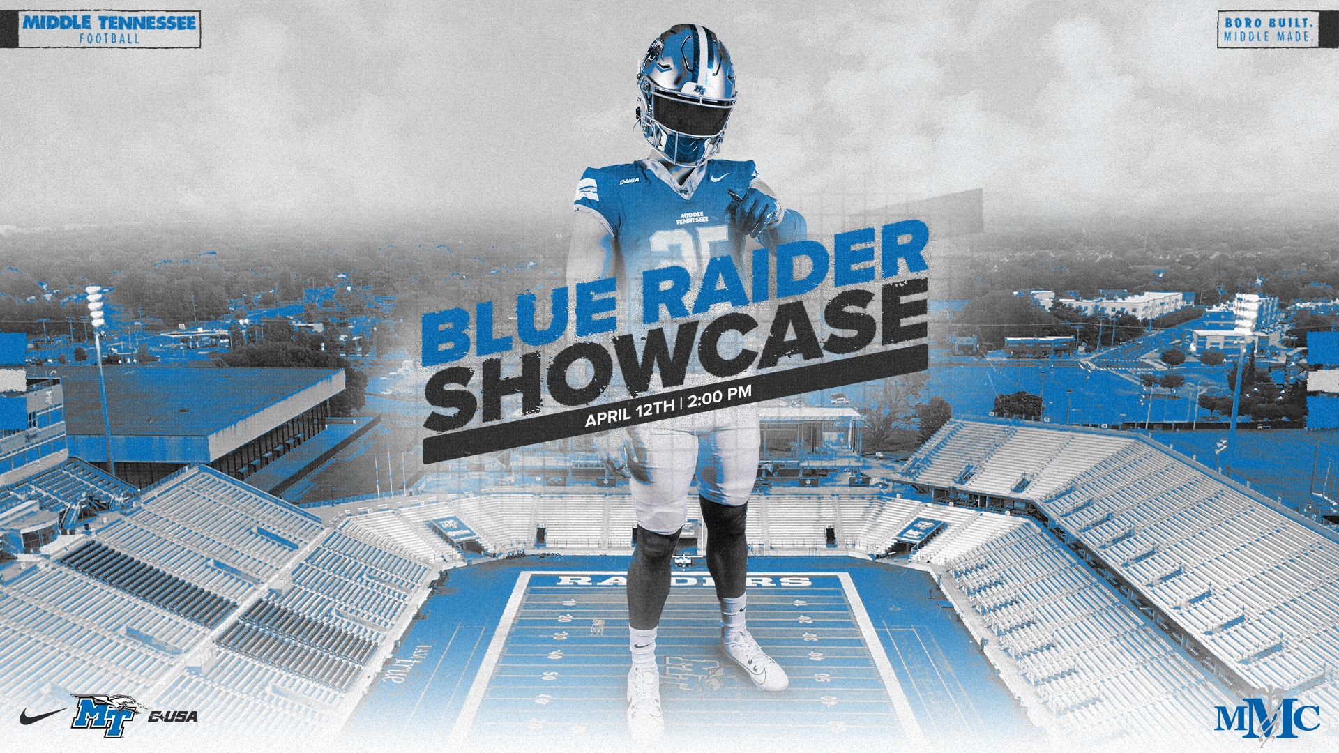 2025 football schedule announced by CUSA - Middle Tennessee State ...