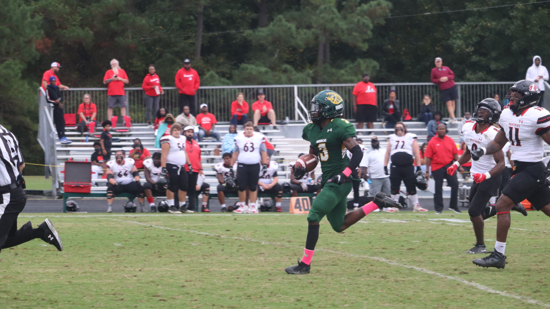 Praylow's Two Touchdowns Push Monarch Past the Pride 40-14 - Methodist ...