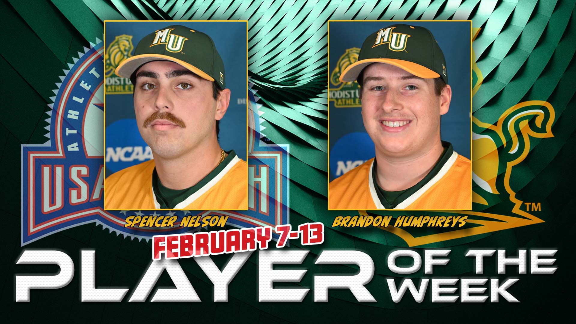 Duo of Monarchs Earn USA South Baseball Honors - Methodist University ...