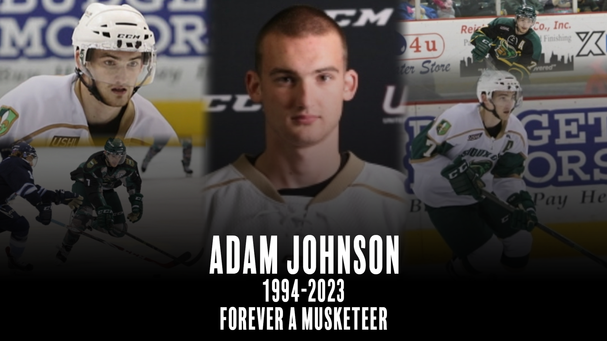 FORMER MUSKETEER ADAM JOHNSON DEAD AT 29 AFTER TRAGIC ACCIDENT - Sioux ...