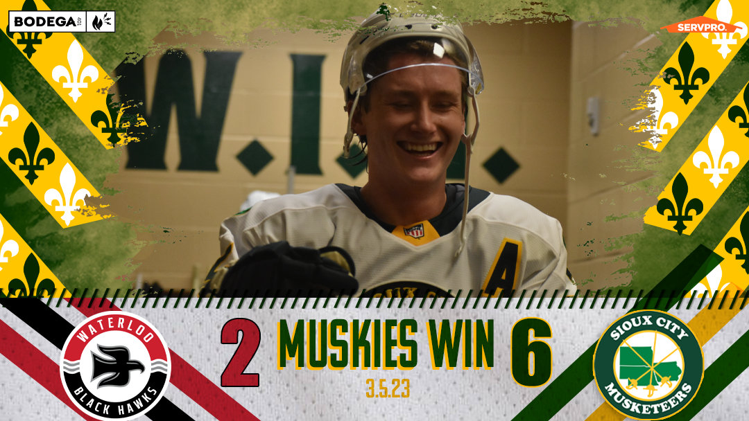 SIOUX CITY SOARS ON SUNDAY AFTERNOON - Sioux City Musketeers