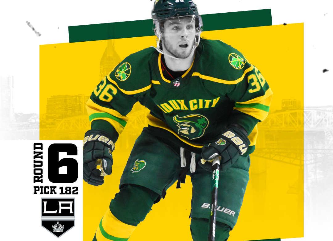RYAN CONMY DRAFTED BY THE LOS ANGELES KINGS - Sioux City Musketeers