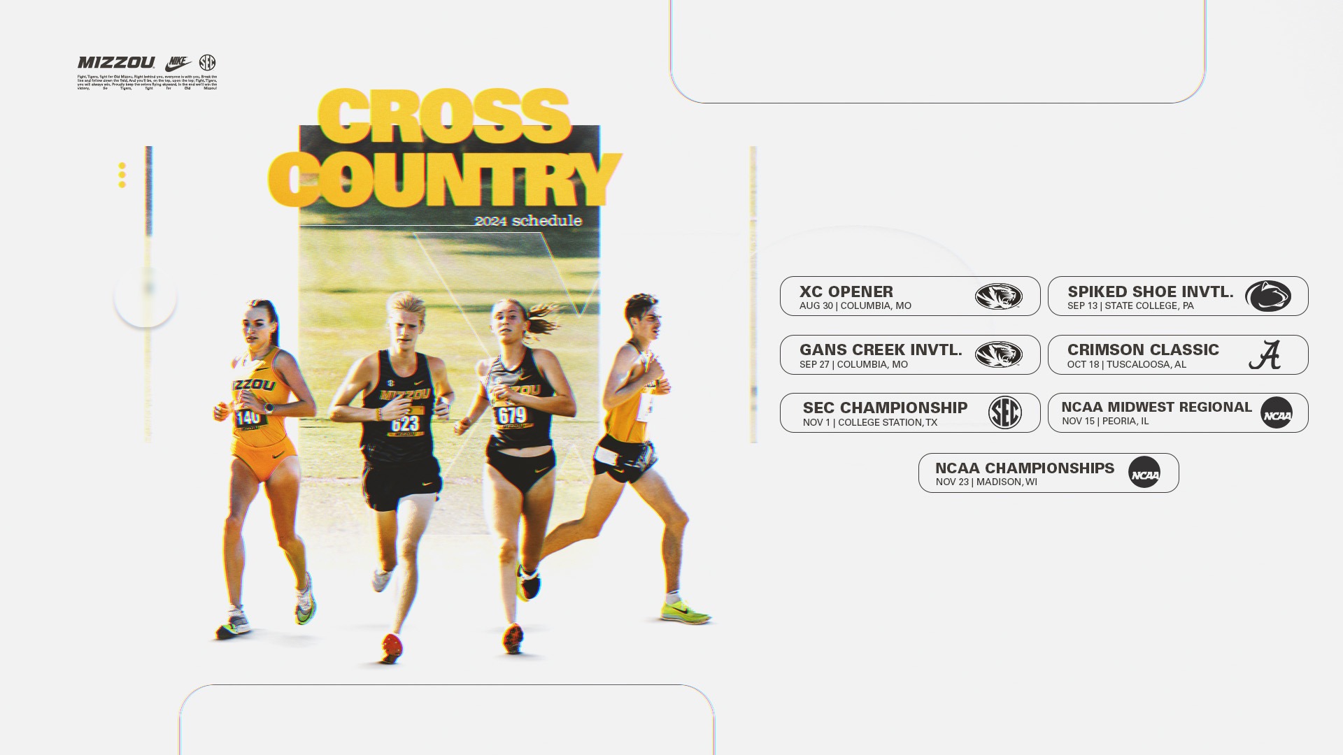 Cross Country Announces 2024 Home Meet Schedule - University of ...