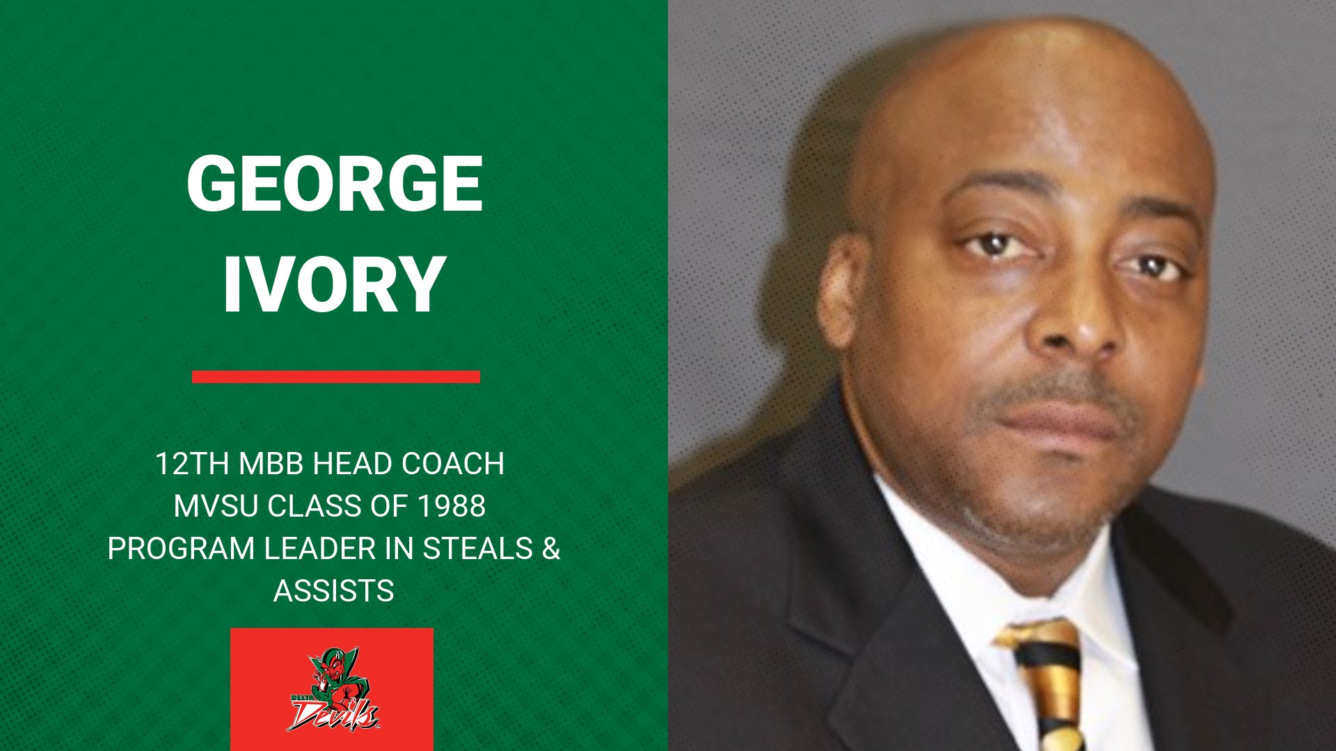 George Ivory Named 12th Men's Basketball Head Coach - Mississippi ...