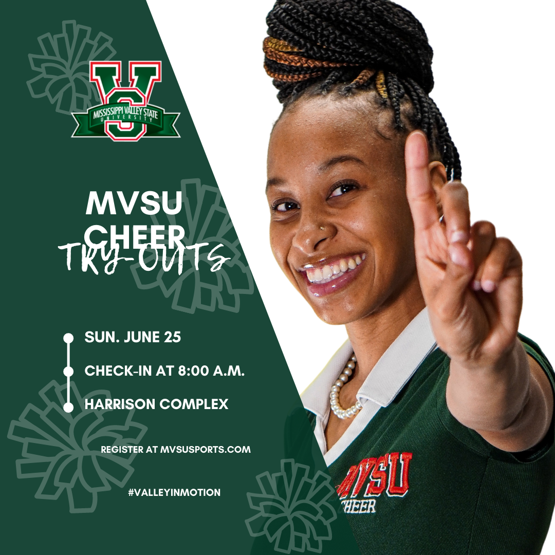 MVSU Cheer Announces Try-Outs Date - Mississippi Valley State ...