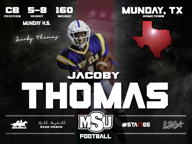 Jacoby Thomas - Football - MSU Athletics