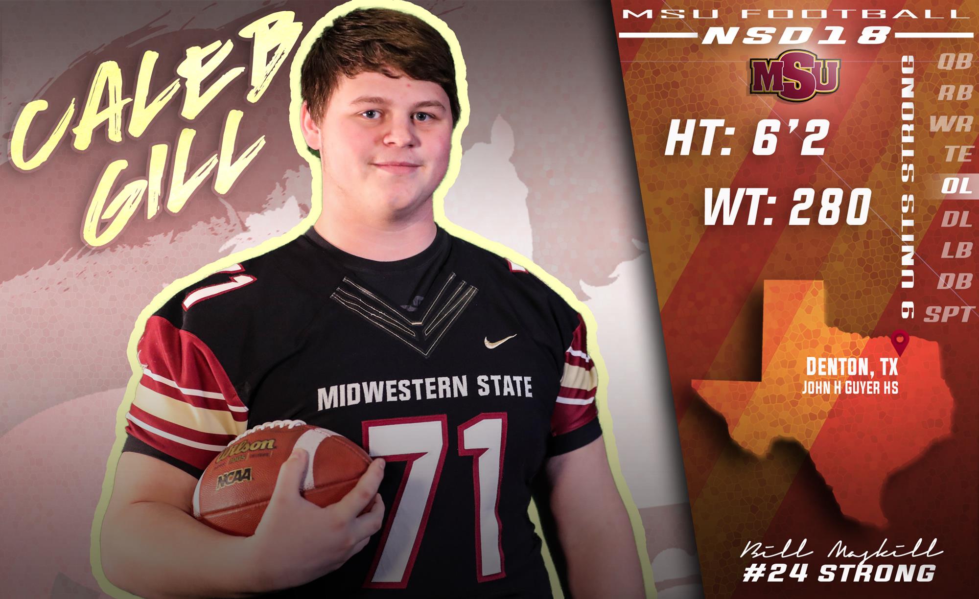 Caleb Gill - Football - MSU Athletics