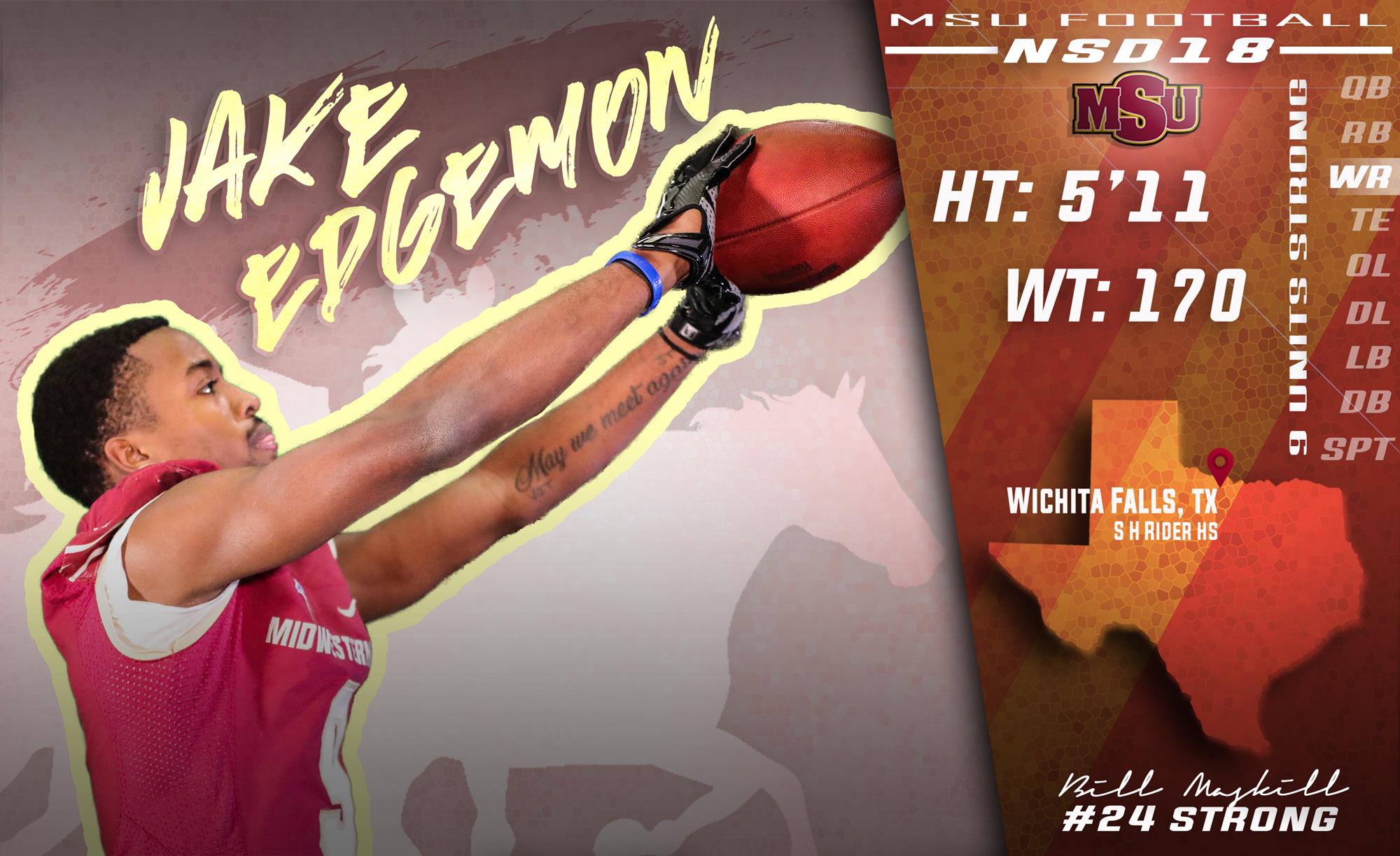 Jake Edgemon - Football - MSU Athletics