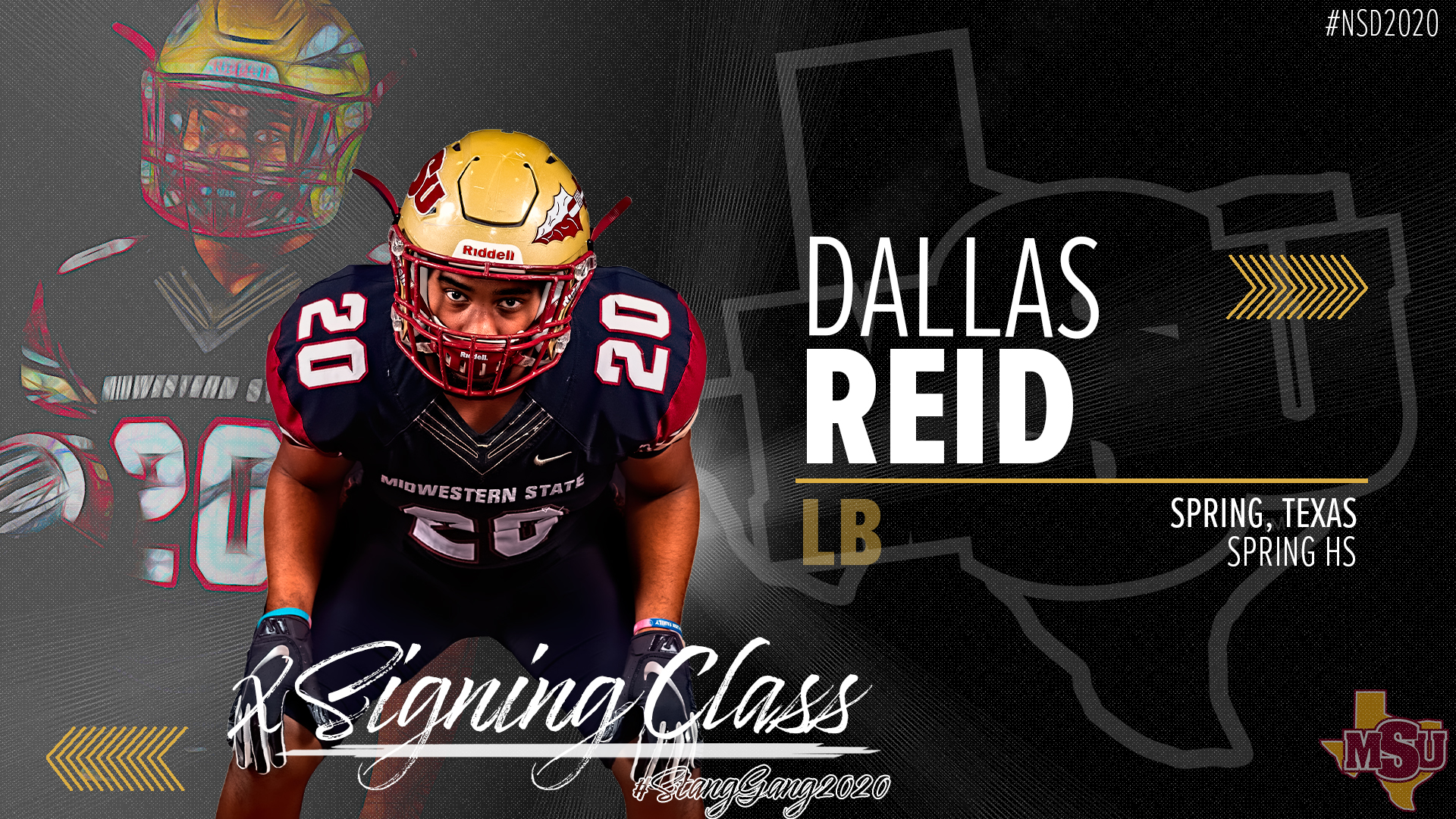 Dallas Reid - Football - MSU Athletics