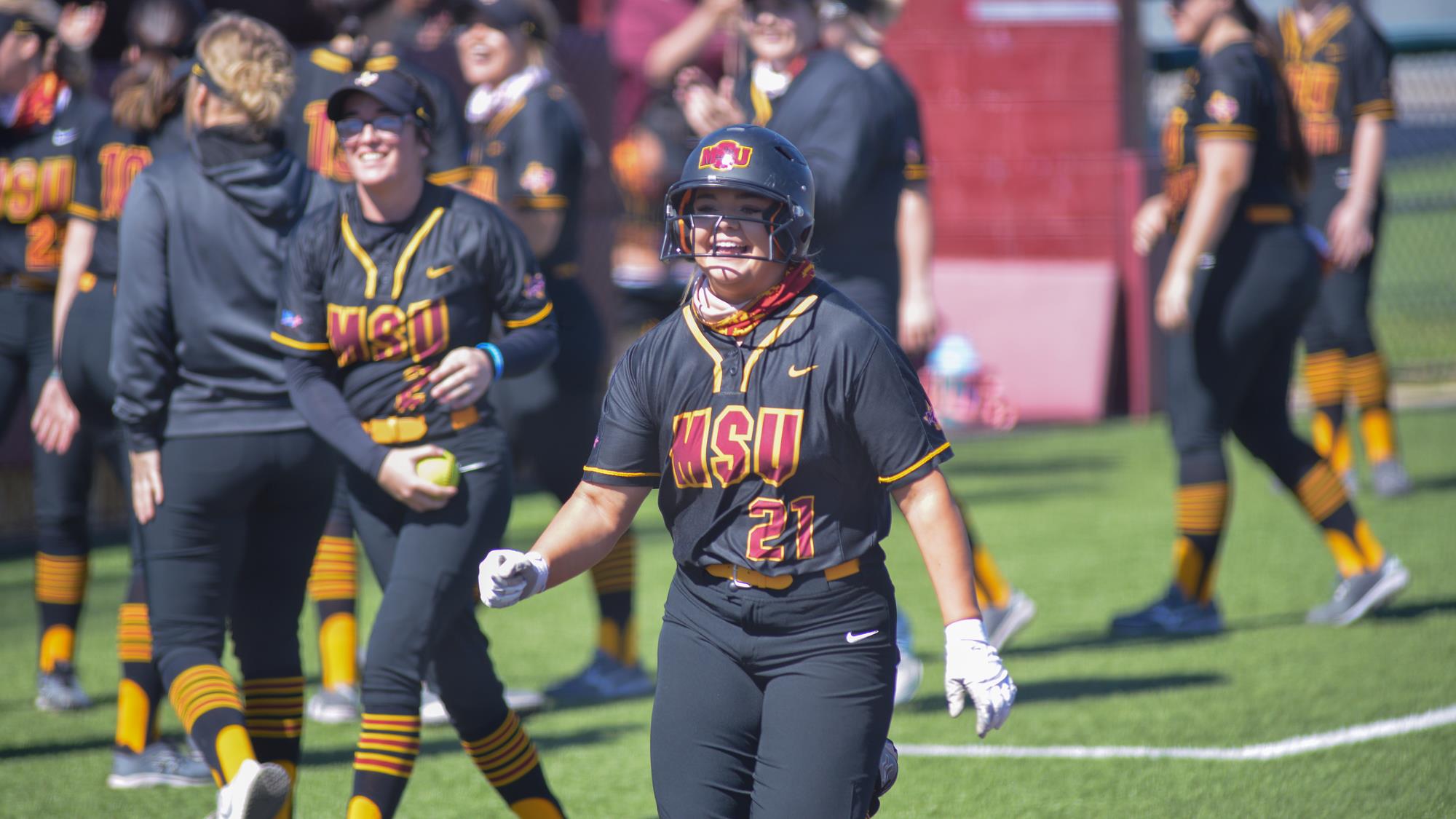 Hard-hitting Mustangs sweep WNMU, improve to 11-3 - MSU Athletics