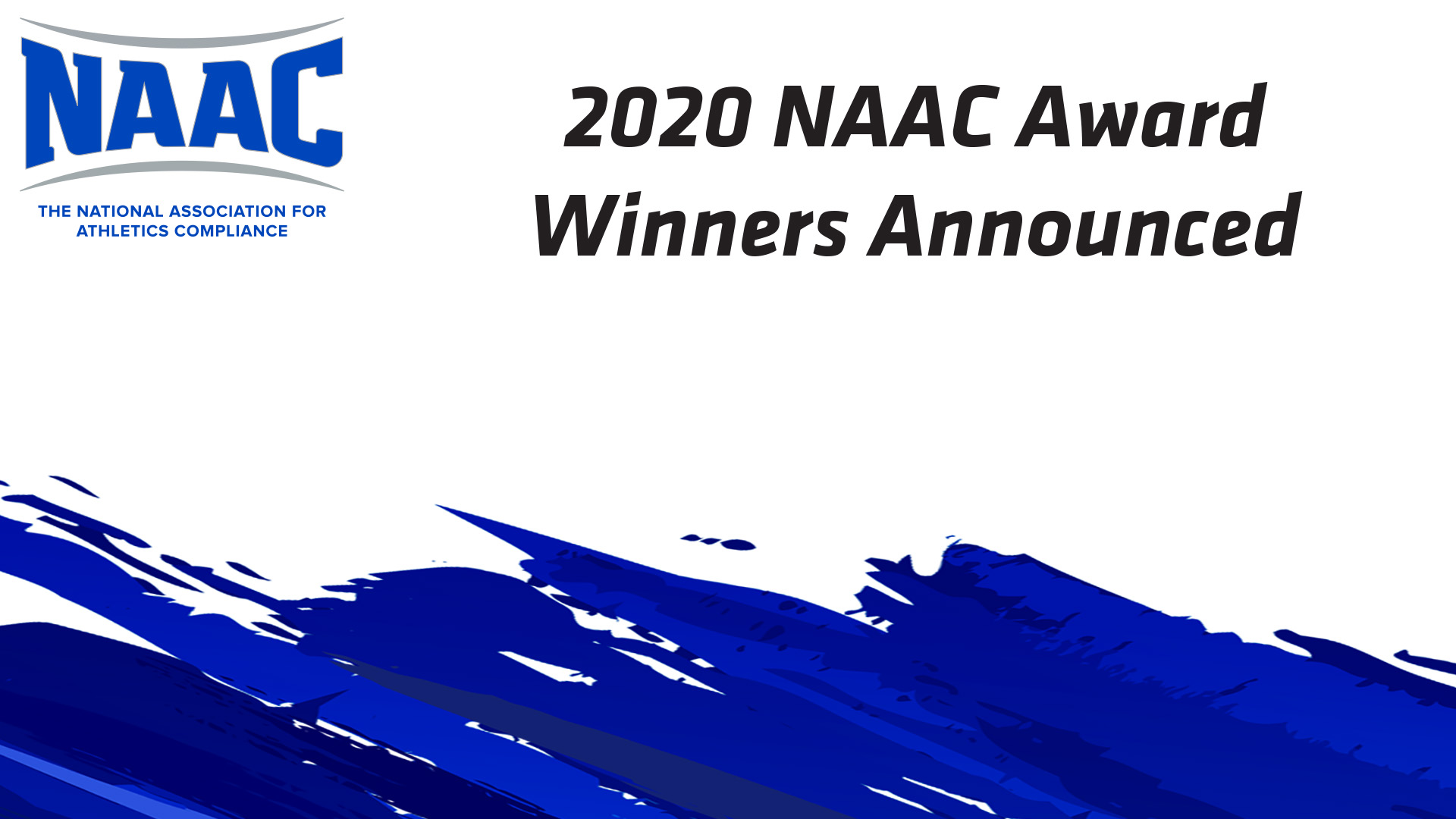 NAAC Announces 2020 Award Winners - National Association of Collegiate ...