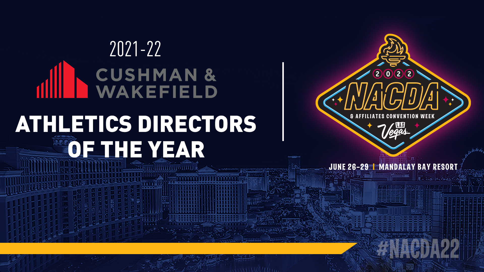 NACDA Announces 2021-22 Cushman & Wakefield Athletics Directors of the ...