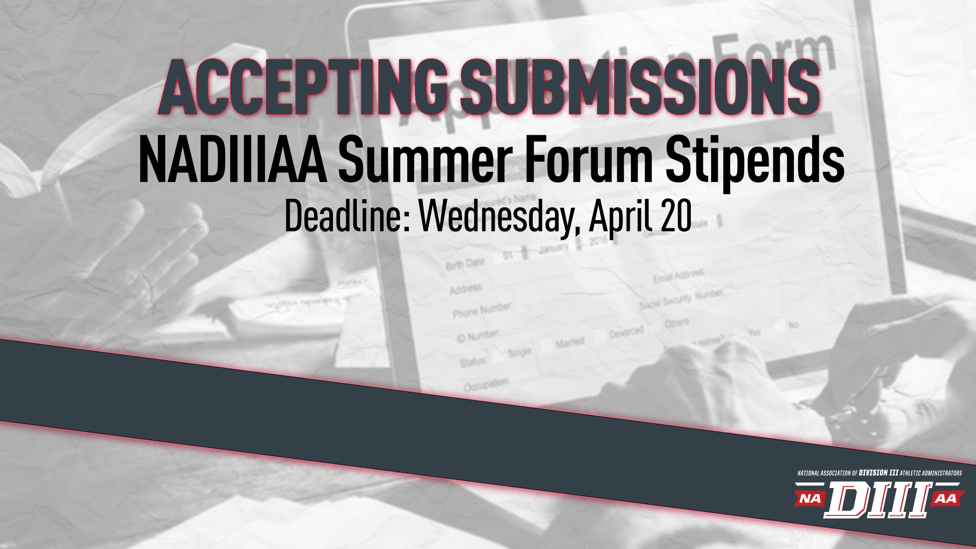 Summer Forum Stipend Applications Being Accepted - National Association ...
