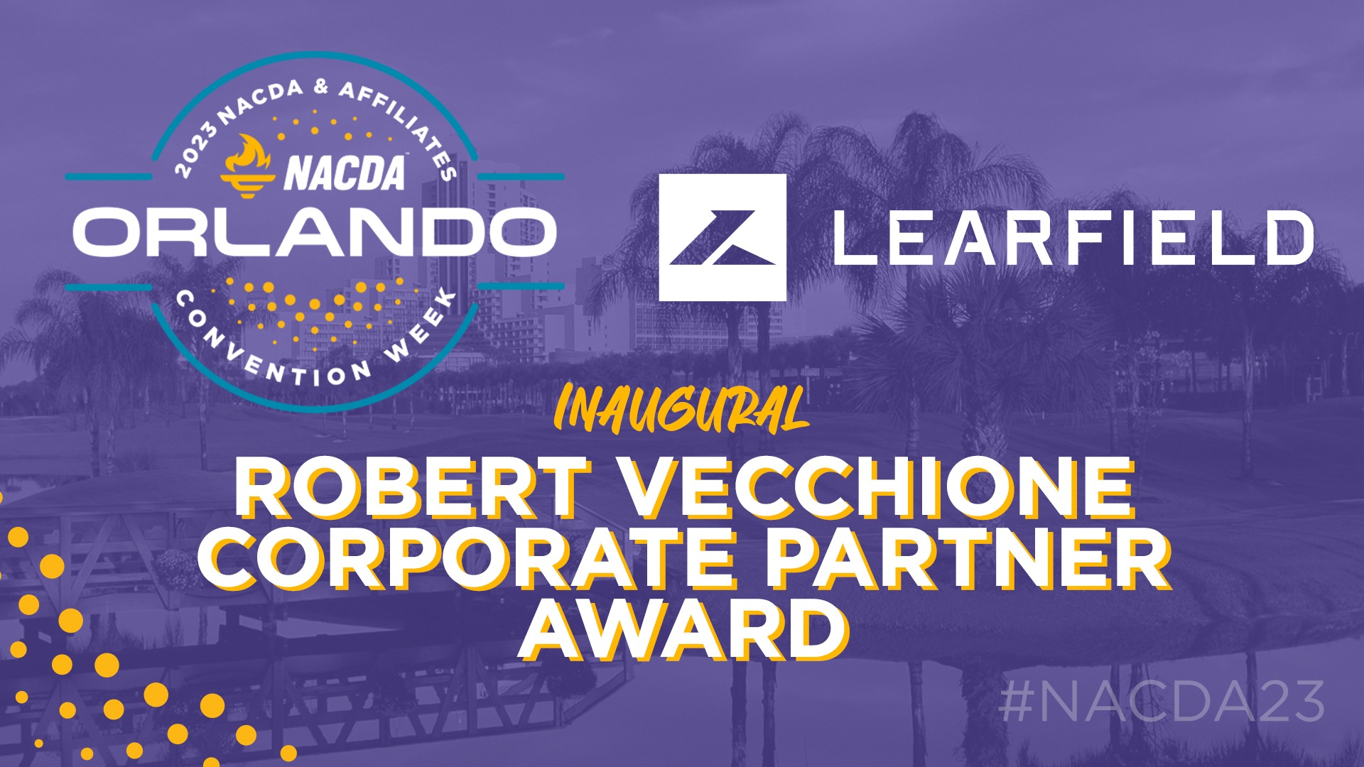 NACDA Announces Creation of Robert Vecchione Corporate Partner Award ...