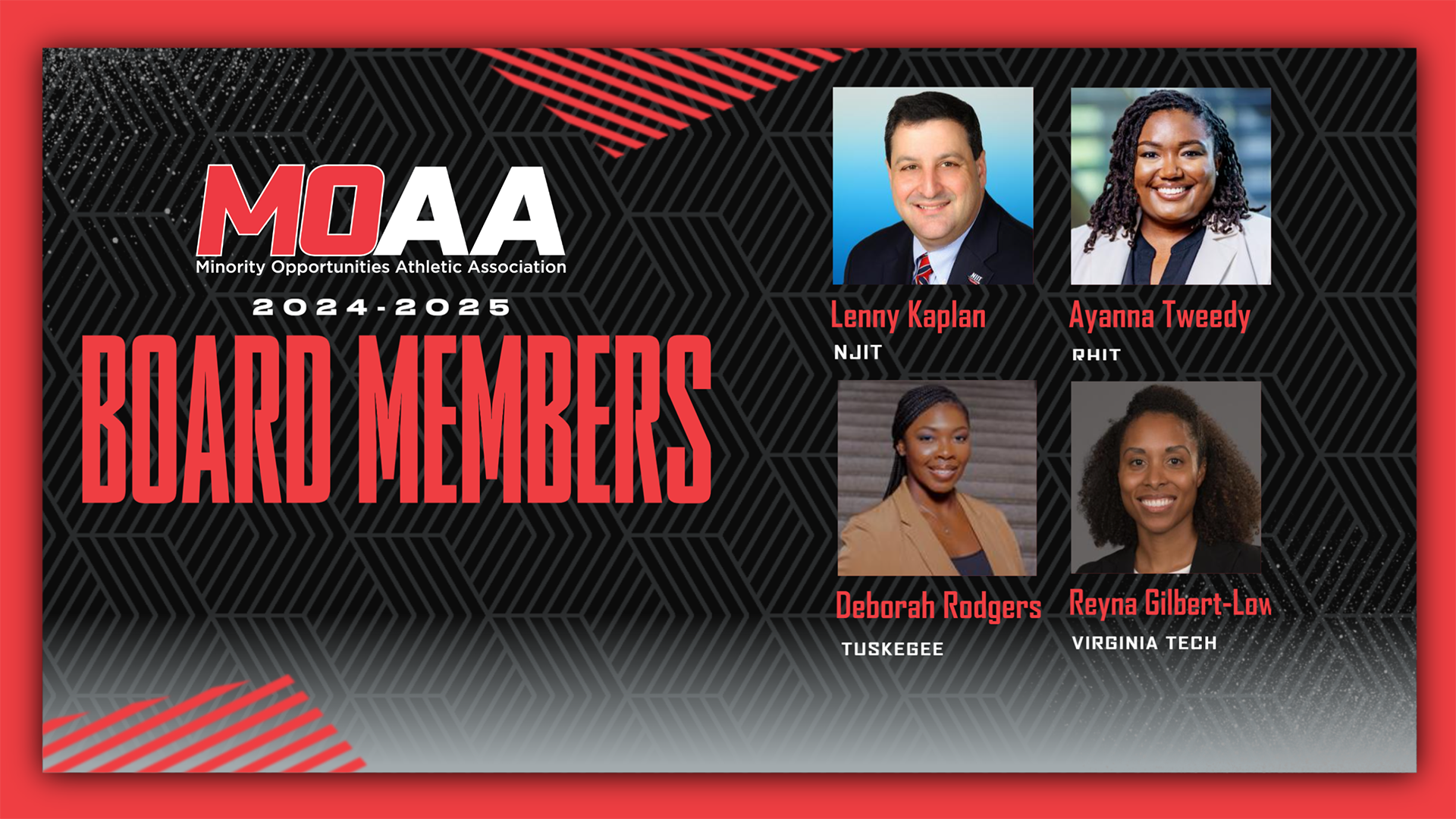 MOAA Names Four New Board Members - National Association of Collegiate Directors of Athletics