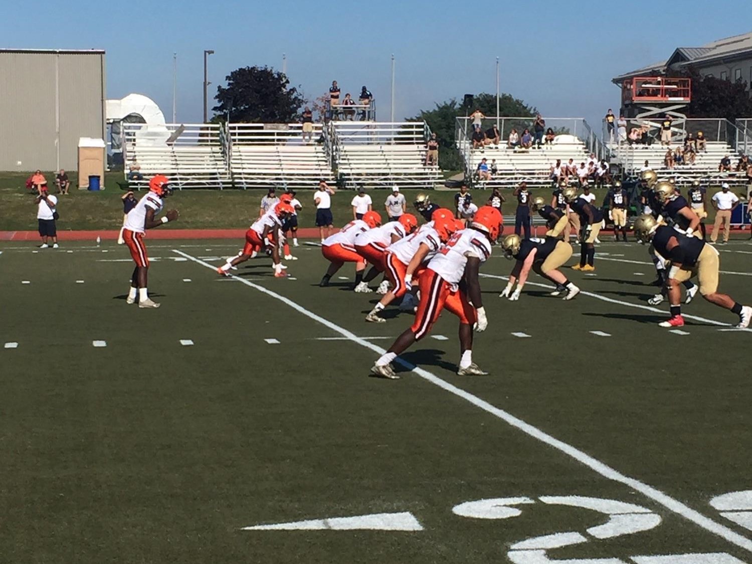 Lions Football Takes Over Navy Prep - Nassau Community College Athletics