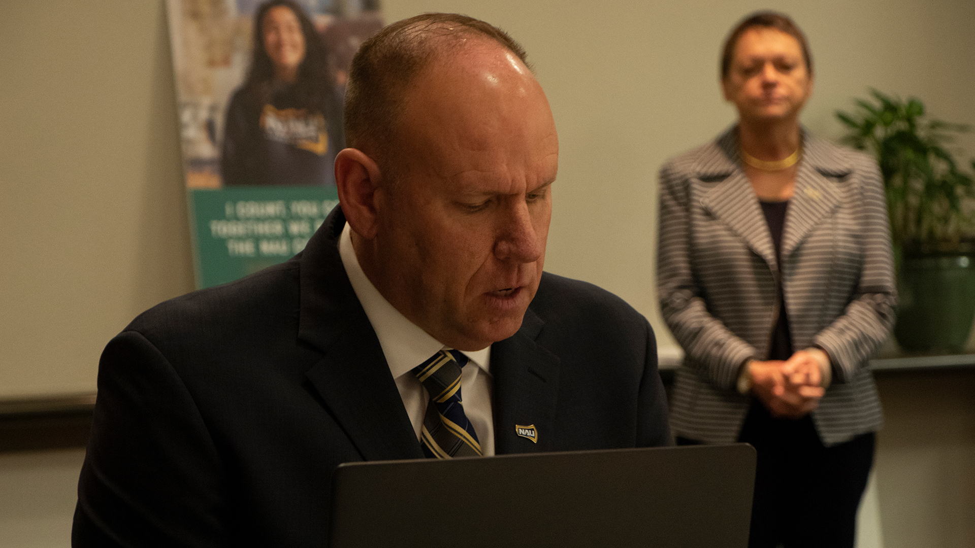 Burcar Formally Introduced as NAU Men’s Basketball Head Coach ...