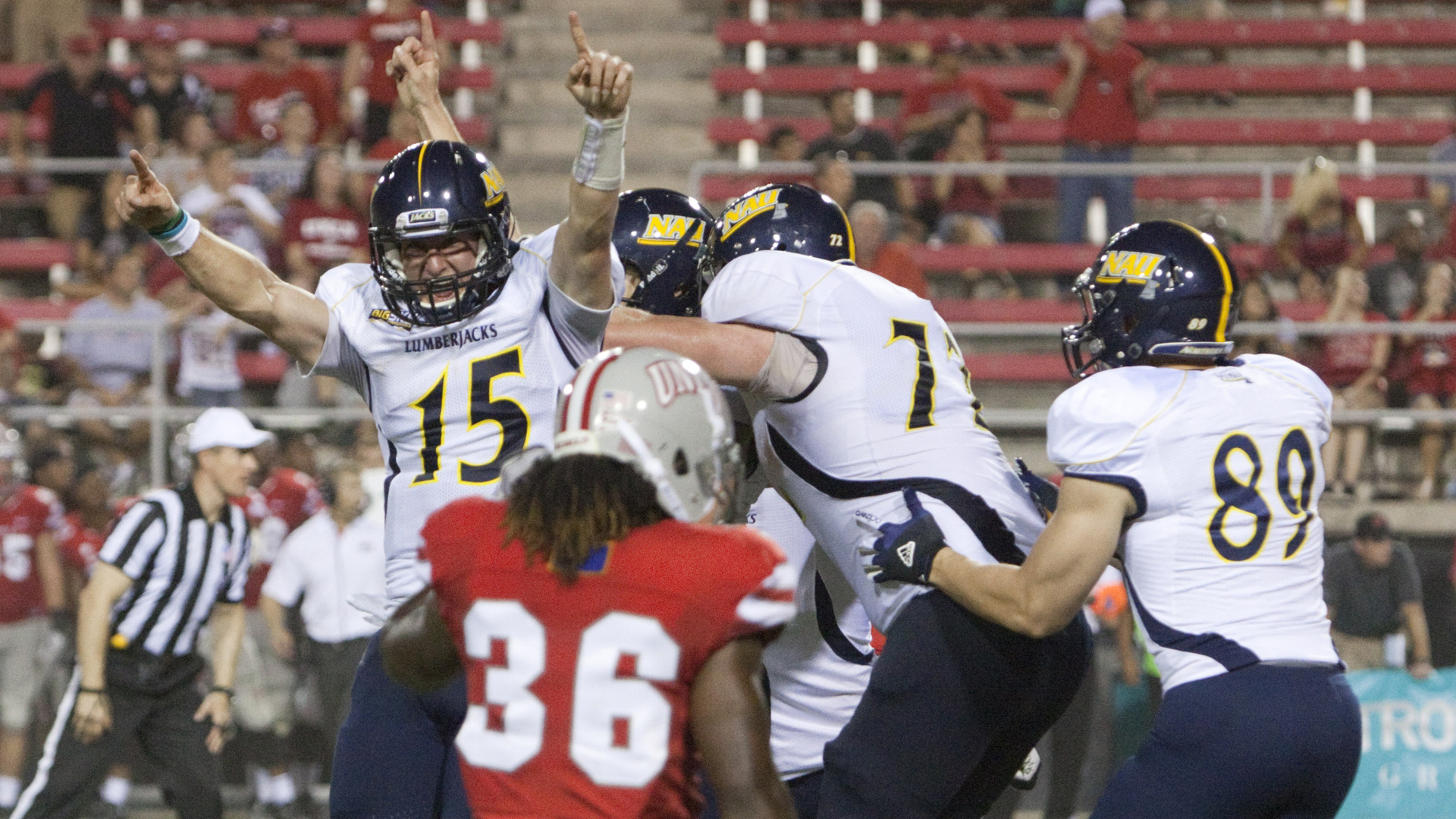 Lumberjack Flashback: NAU Football Wins Big in Las Vegas with 2012 ...