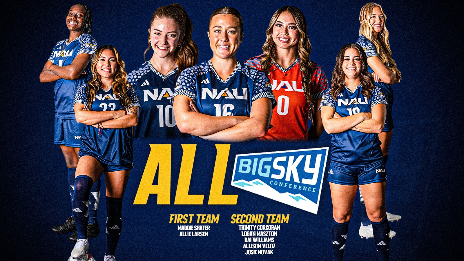NAU Soccer Garners Seven Big Sky All-Conference Accolades - Northern ...