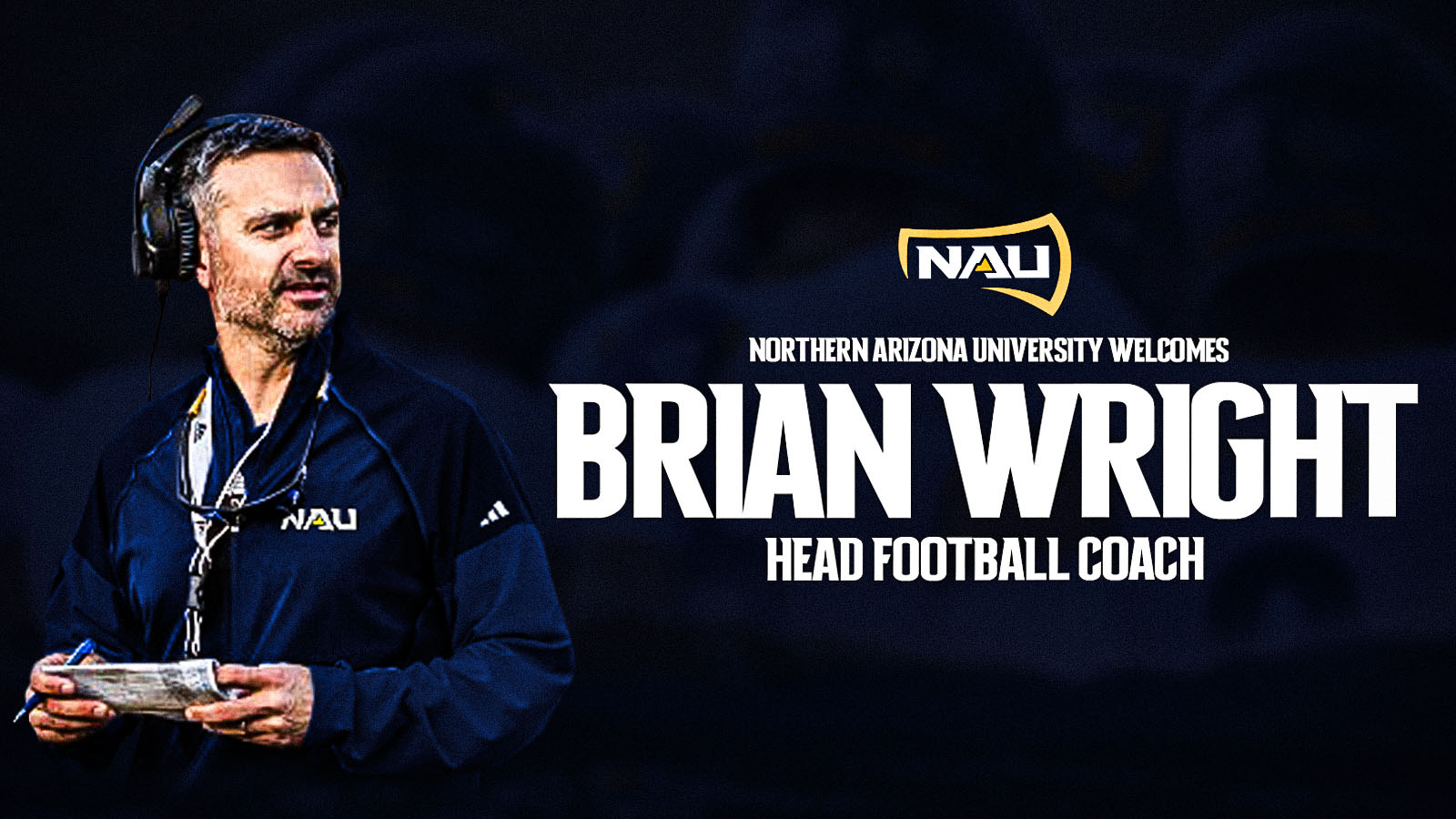 Brian Wright Named Northern Arizona Head Football Coach - Northern Arizona University Athletics
