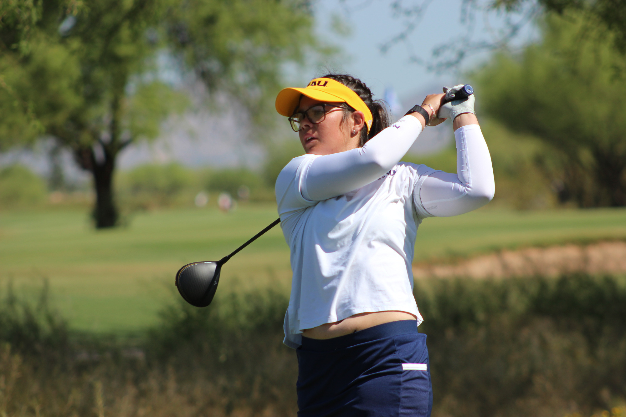 Lizzie Neale Tied for First, Lumberjacks in Fourth, After First Day of ...