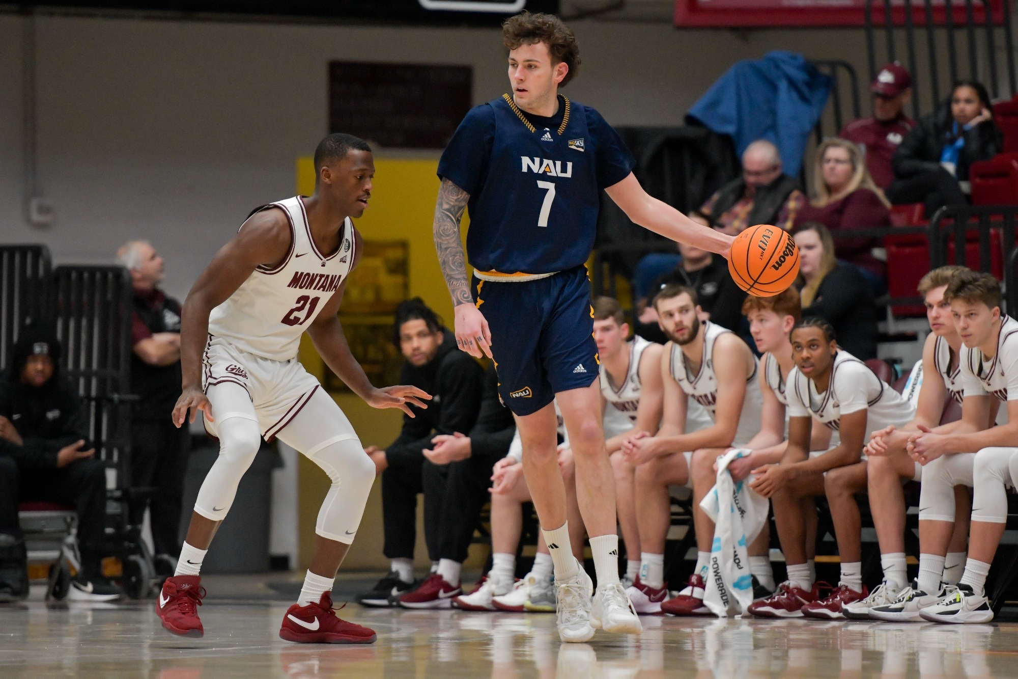 NAU Basketball Falls 90-47 at Montana - Northern Arizona University ...