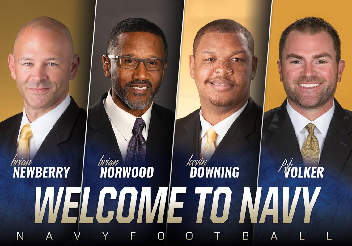Brian Newberry, Brian Norwood, Kevin Downing and P.J. Volker Join Navy ...
