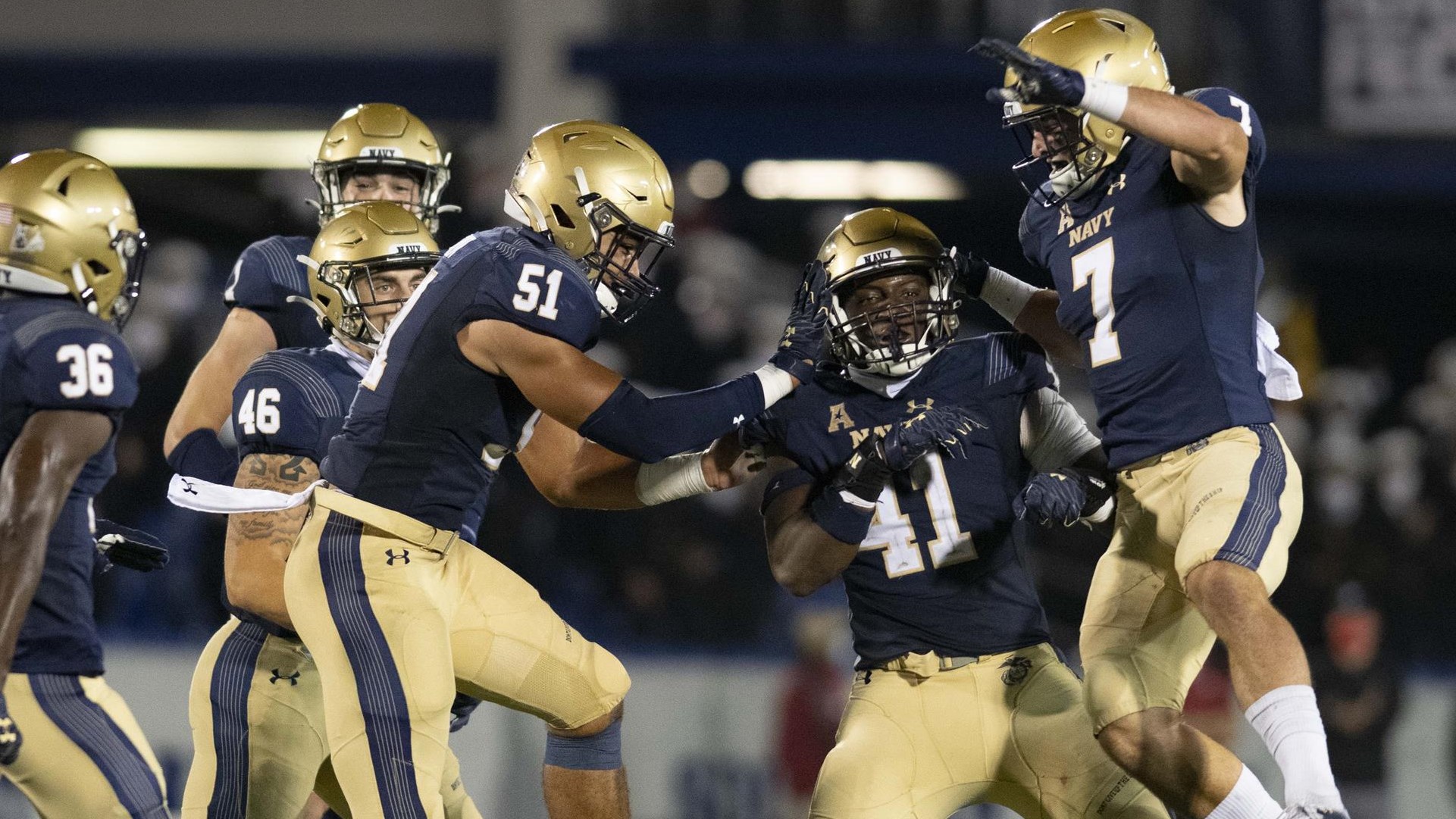 Navy Holds Off Temple, 31-29, Moves to 2-0 in the American Athletic ...
