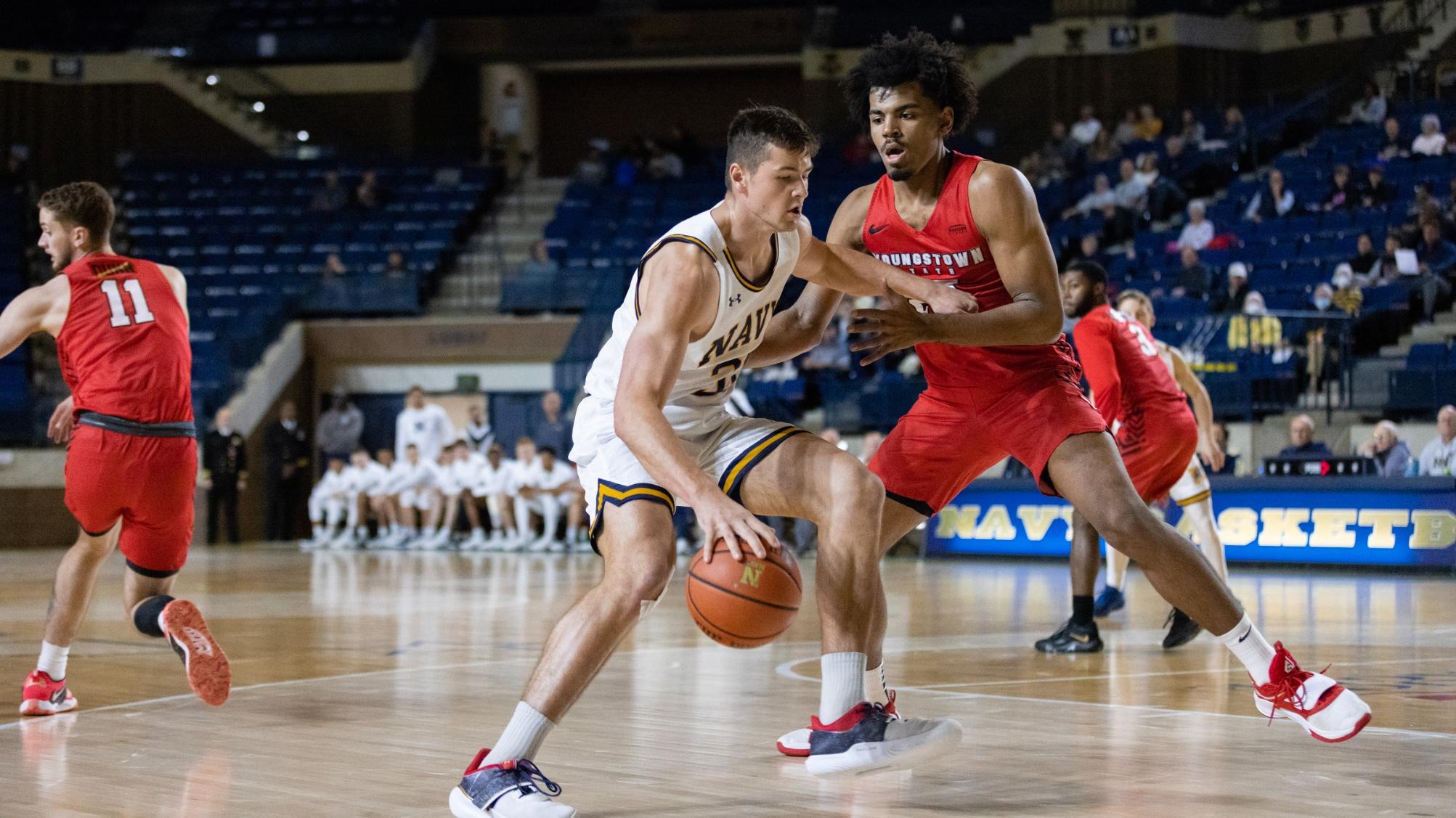 Offense Struggles as Mids Fall to Leopards - Naval Academy Athletics