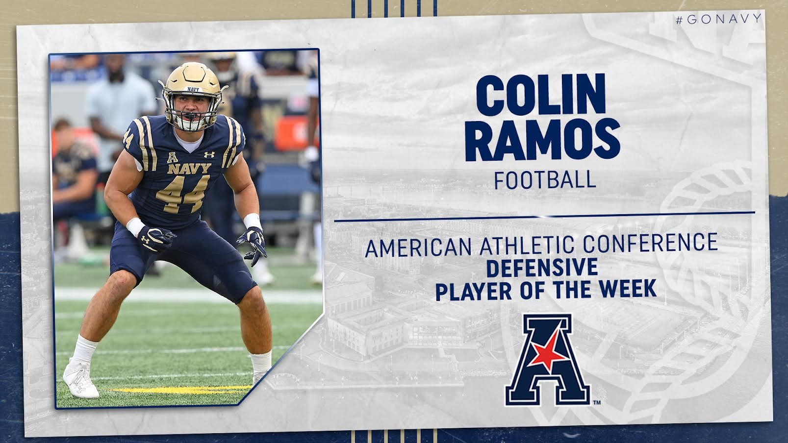 Colin Ramos Named American Athletic Conference Defensive Player of the ...