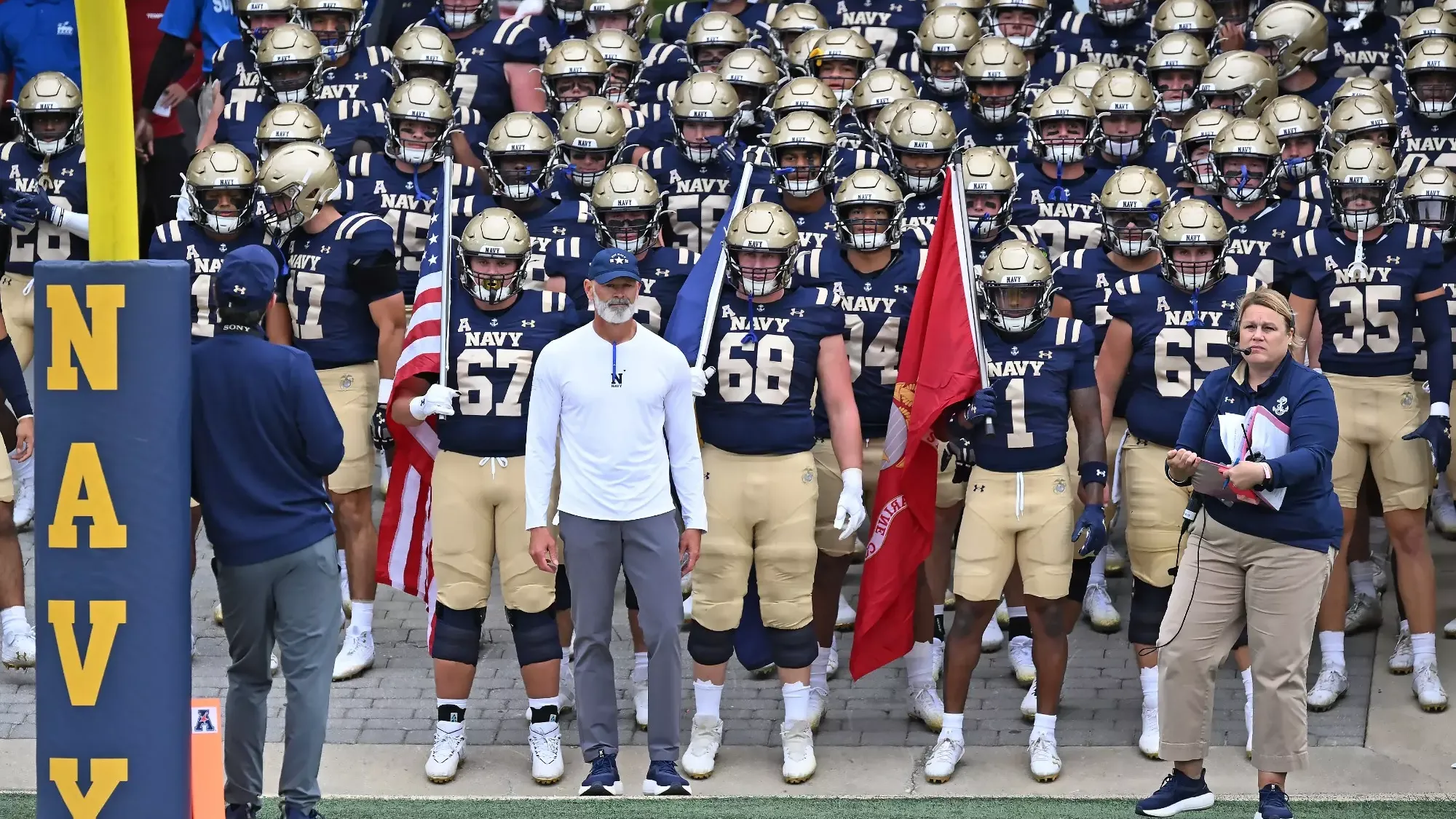 Navy Football Tuesday News Conference with Junior Fullback Alex Tecza ...
