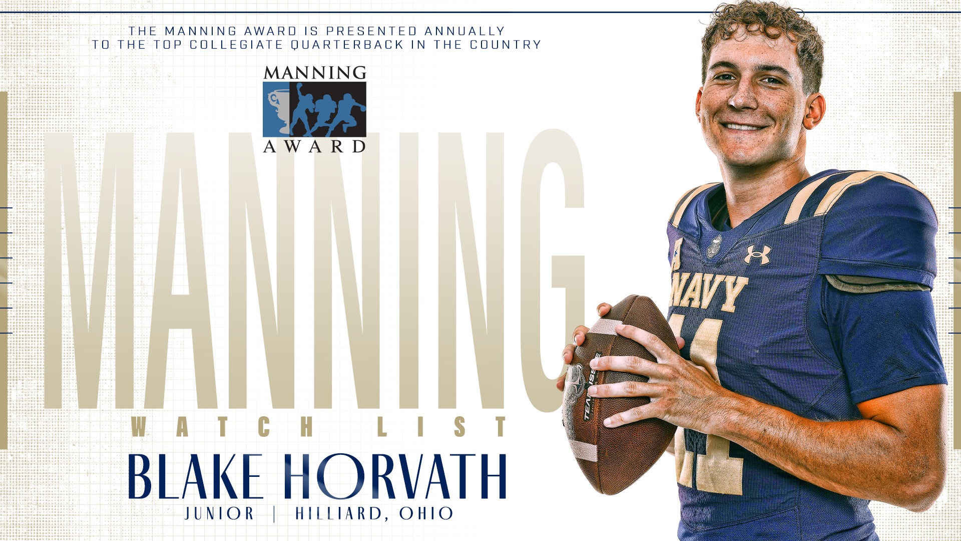 Meet the Mid Presented by Allstate: Junior Quarterback Blake Horvath ...