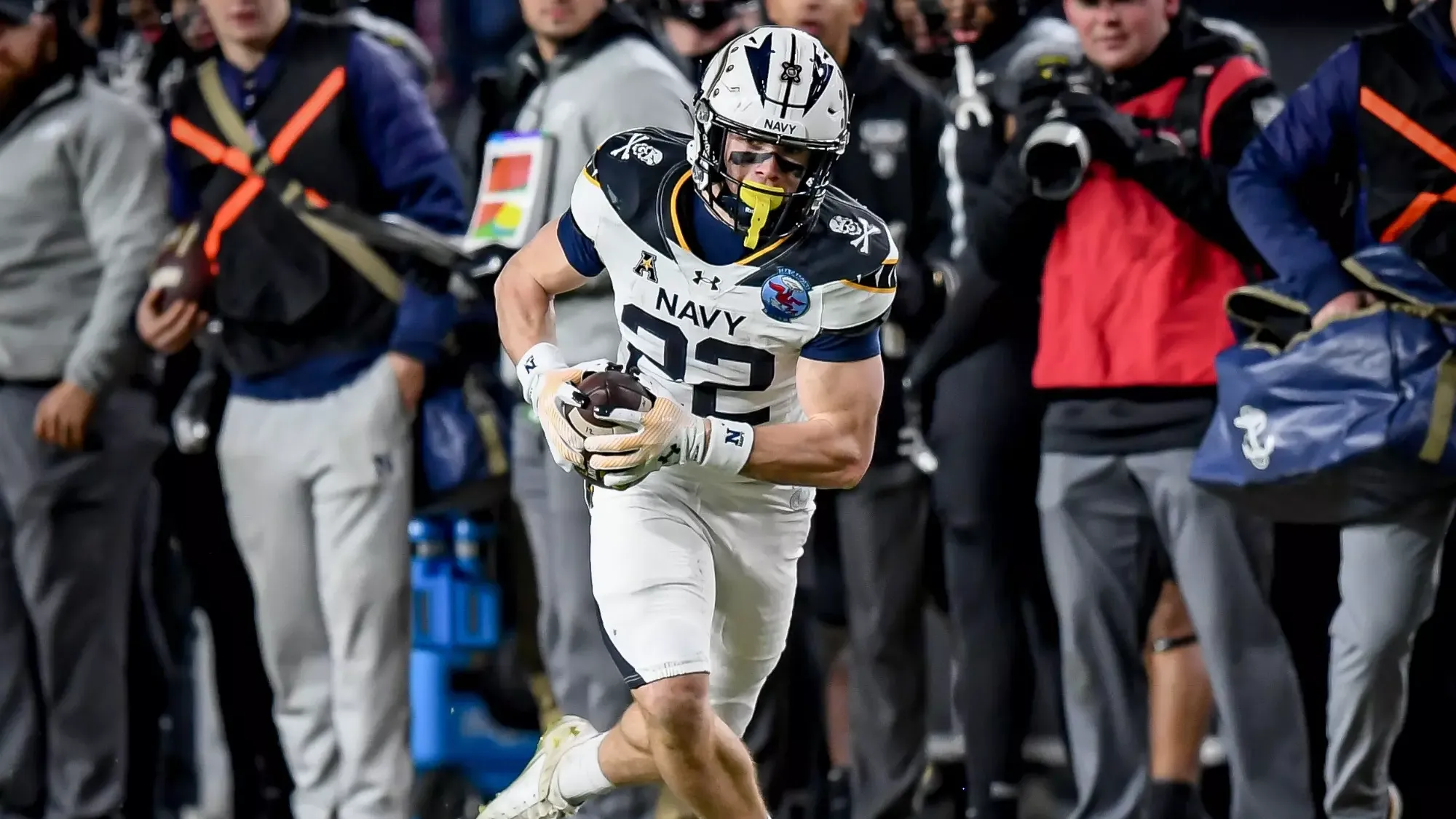 Navy Football Interviews with Braxton Woodson and Jackson Gutierrez ...