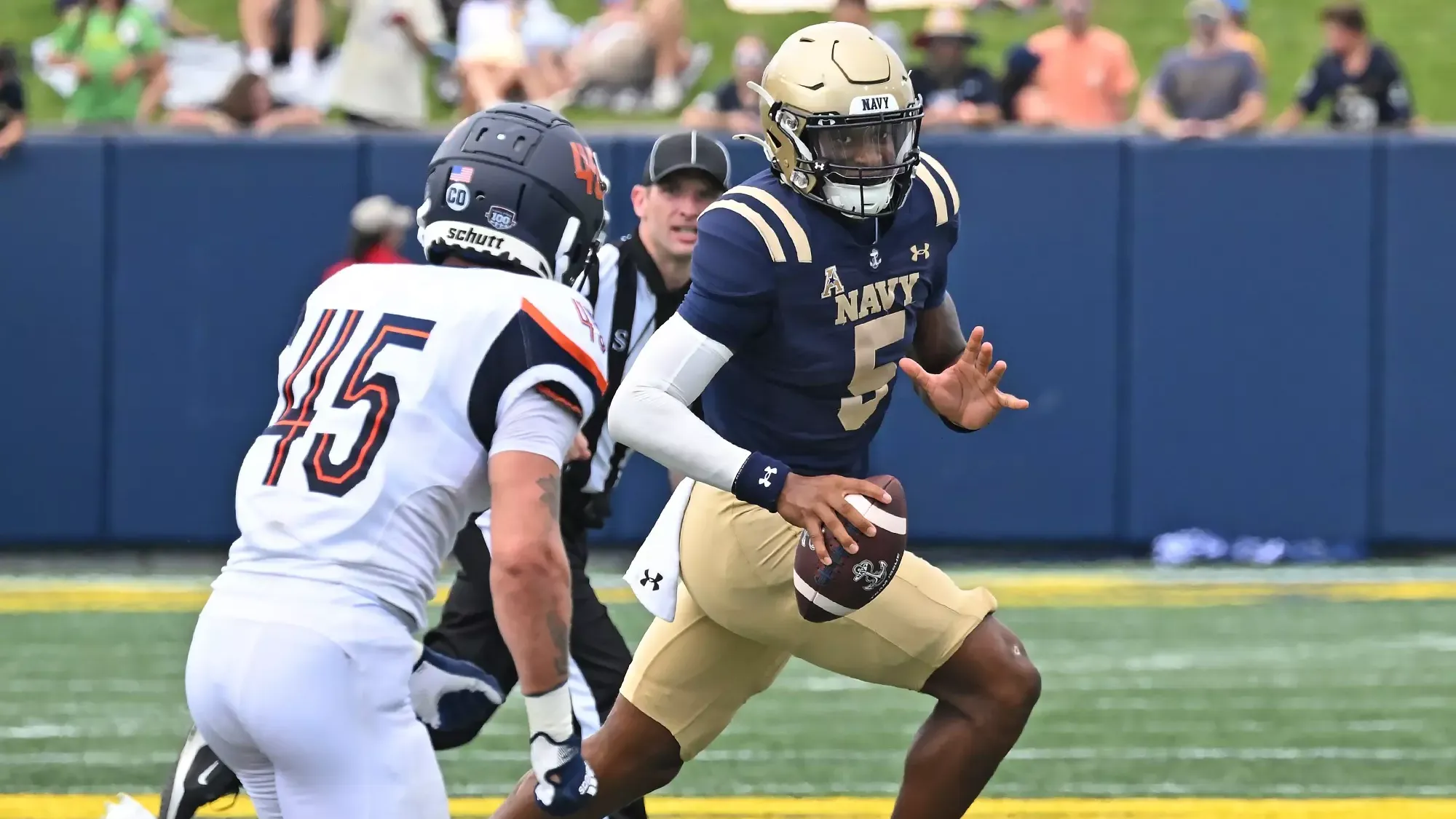 Navy Safety Rayuan Lane III Drafted in the Sixth Round by the ...