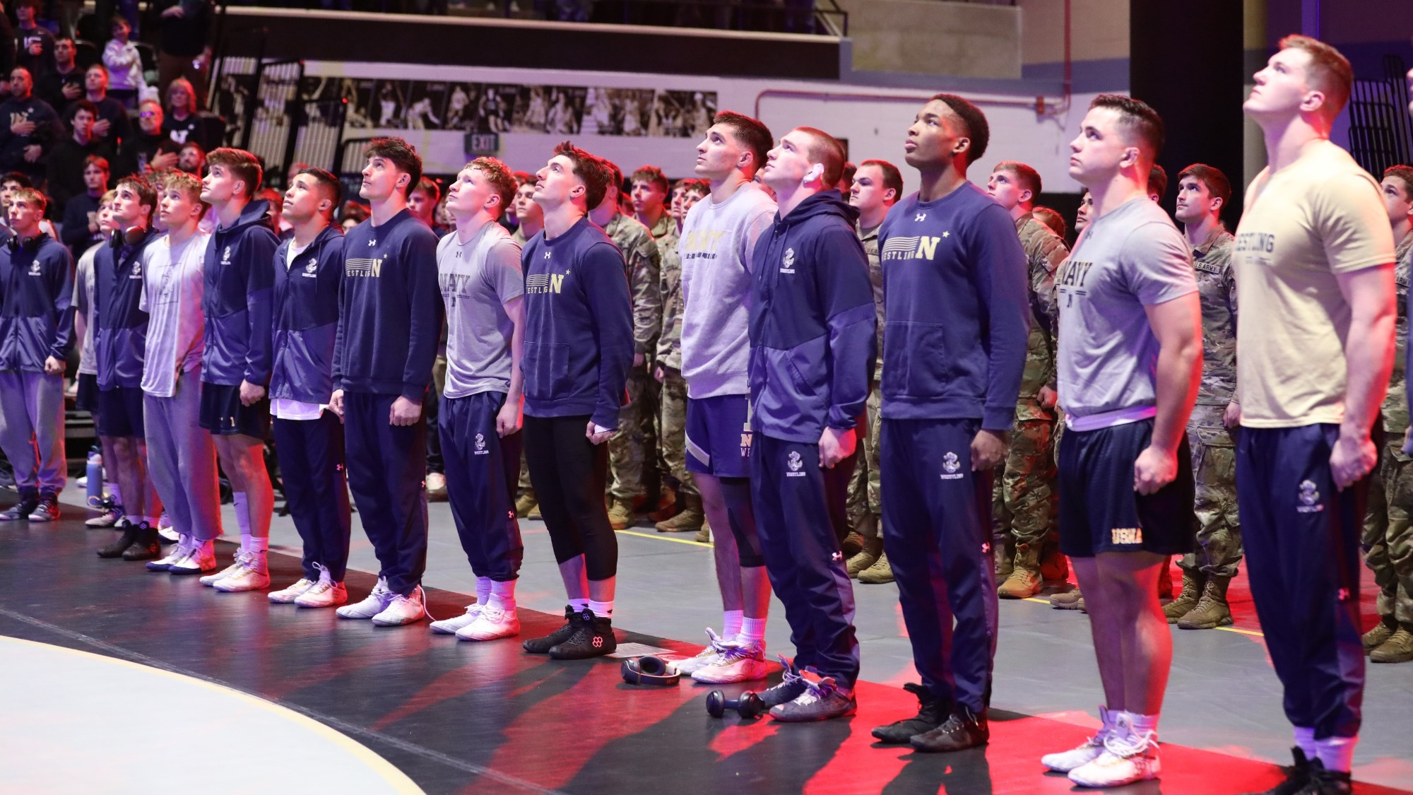 Star on the Line in Annual Army-Navy Wrestling Dual - Naval Academy ...