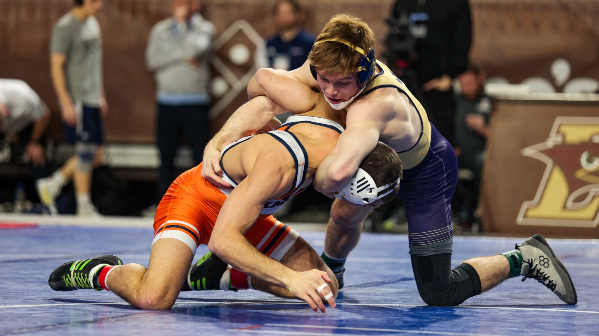 Wrestling Wins Final Three Bouts to Upset No. 21 Lehigh, 21-15 - Naval ...