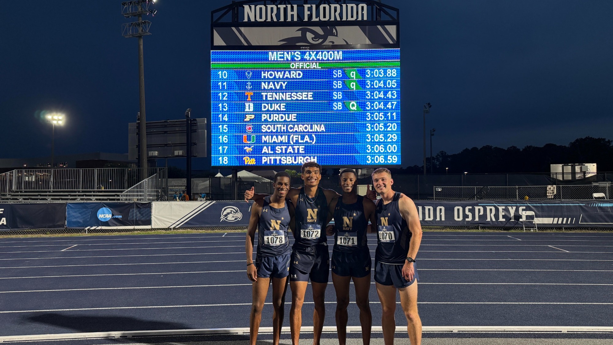 Navy Men’s Track and Field Ranked No. 1 Team in Mid-Atlantic Region For ...