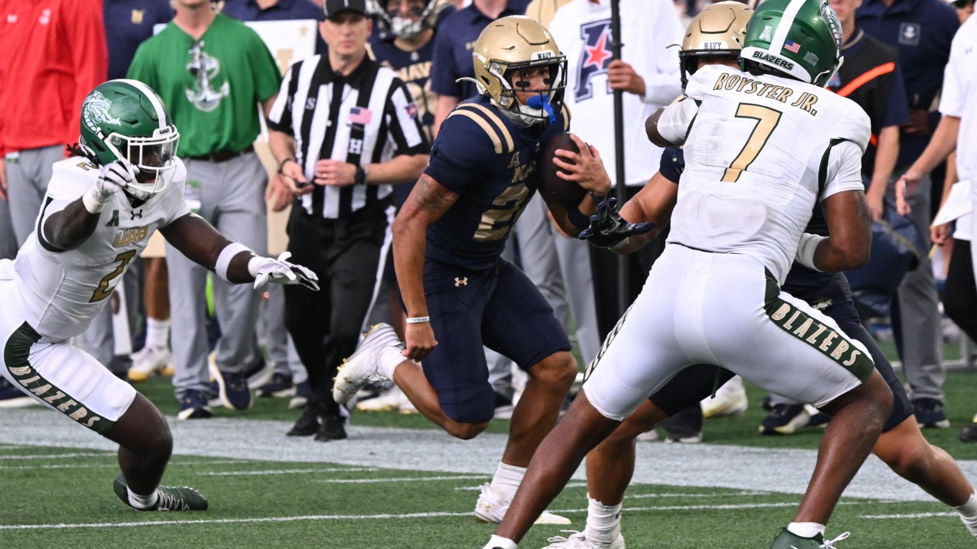 Navy Safety Rayuan Lane III Drafted in the Sixth Round by the ...