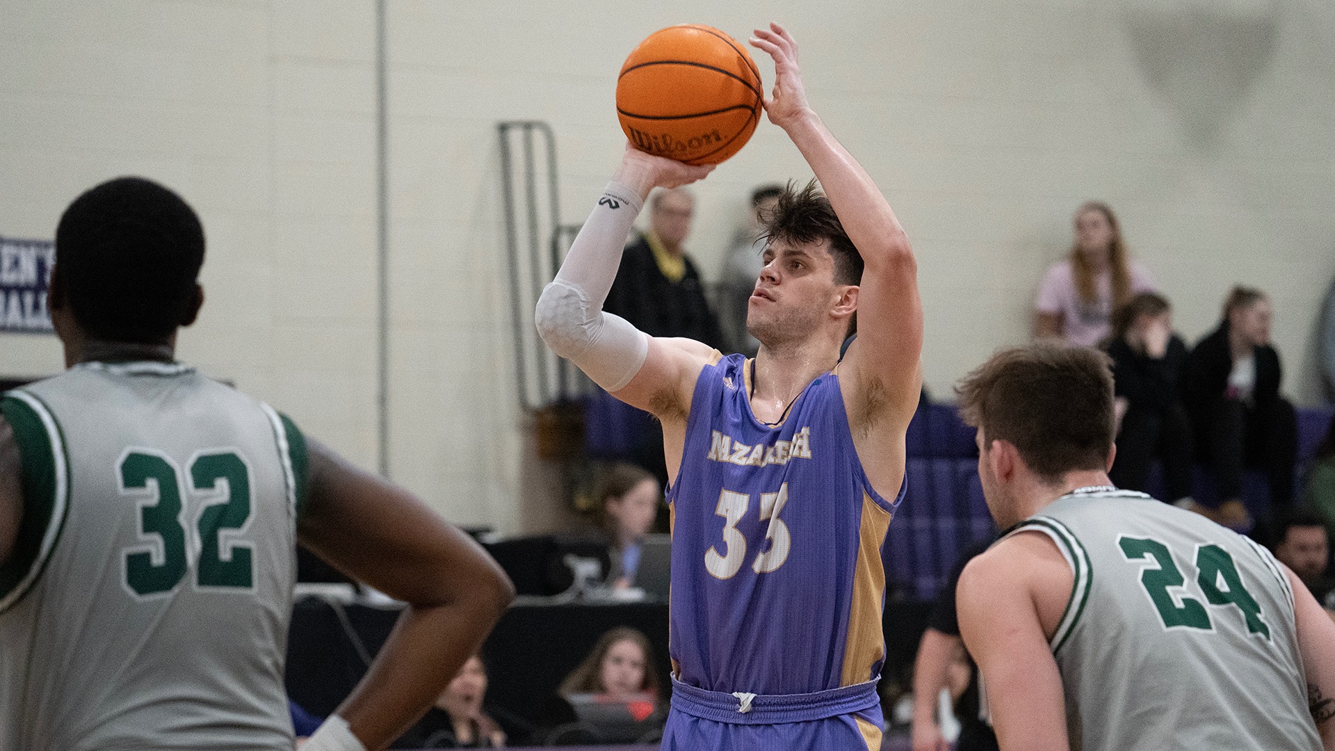 Men's Hoops Treats 1983-84 Squad To 86-60 Victory Over Sage - Nazareth ...